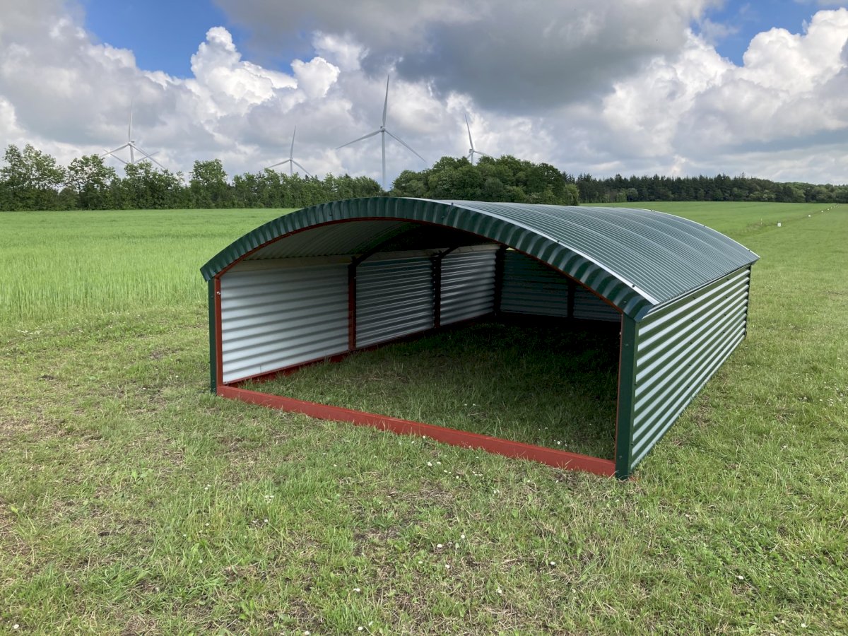 Flytbar hytte (2,85 x 4,6 m) til smådyr | Future Rundbuehaller ApS