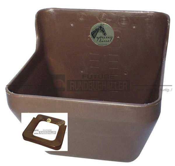 Horse trough 16 liters incl. waste edge
